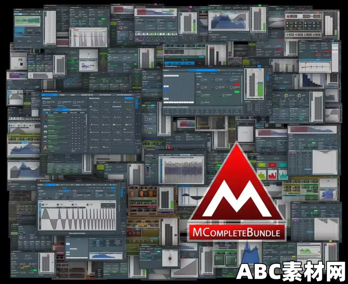 混音母带全家桶 MeldaProduction MCompleteBundle v17.05.20250808 WiN macOS|ABC素材资源网