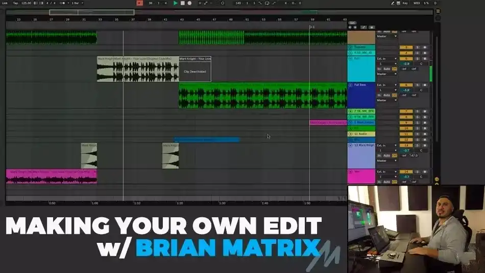 混音教程FaderPro Making Your Own Edit with Brian Matrix TUTORiAL|ABC素材资源网