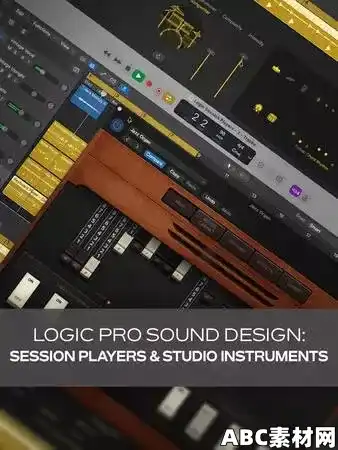 Groove3 Logic Pro Sound Design: Session Players & Studio Instruments TUTORiAL|ABC素材资源网