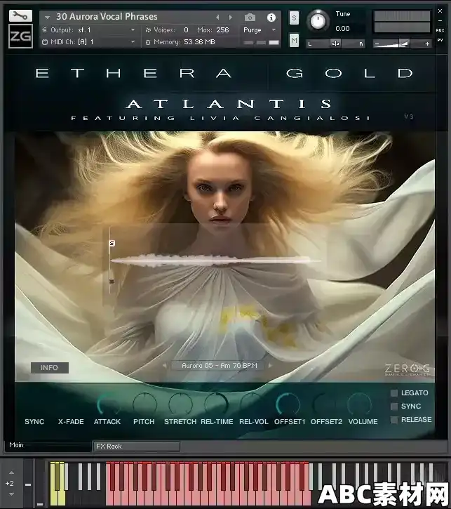 影视配乐人声音色库Zero-G Ethera Gold Atlantis 3 KONTAKT|ABC素材资源网