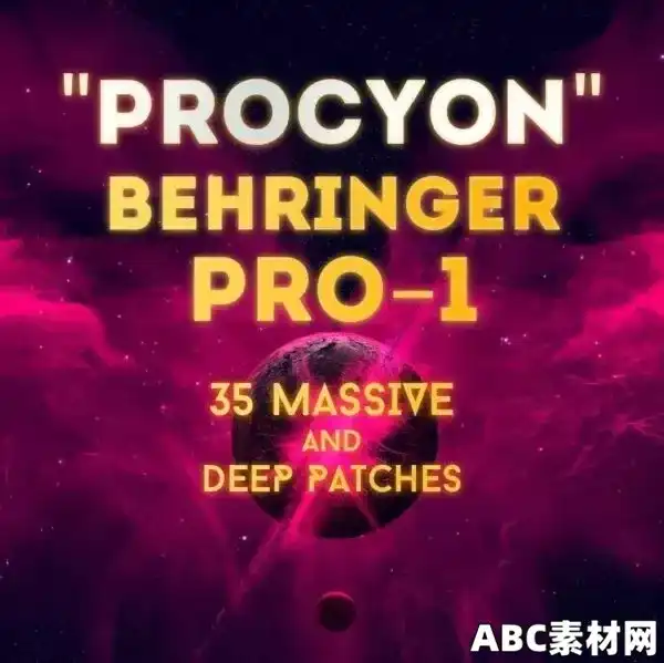 LFO Store Behringer Pro-1 “Procyon” 35 patches|ABC素材资源网