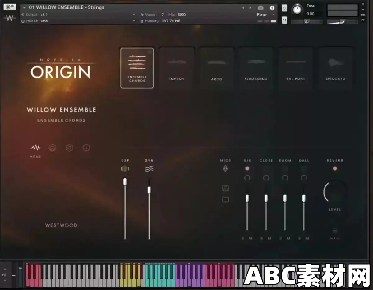 现代电影配乐鼓组弦乐音源Westwood Instruments Novella Origin KONTAKT|ABC素材资源网