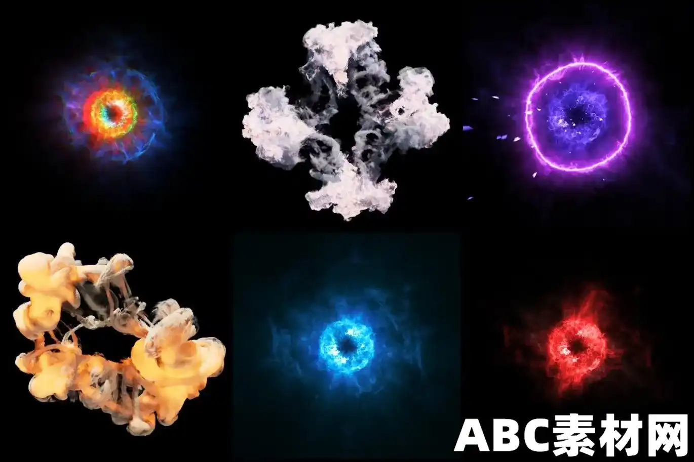 50 个冲击波电影级照片PNG叠加包50 Shockwave Overlays Pack – BGJHJ5L|ABC素材资源网