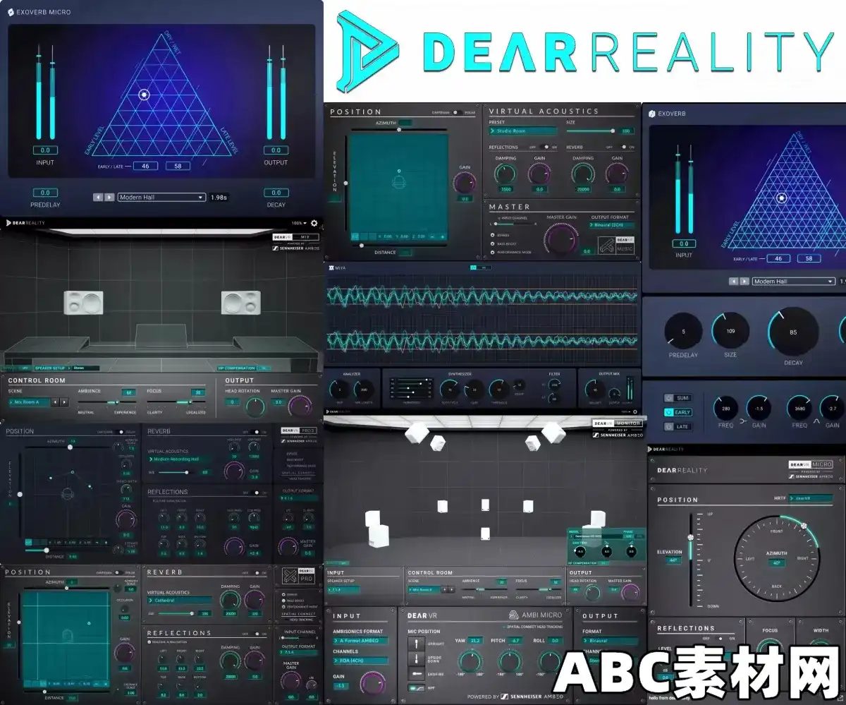 3D声学音频插件包Dear Reality Plugin Bundle 2024.08.18 macOS [HCiSO]|ABC素材资源网