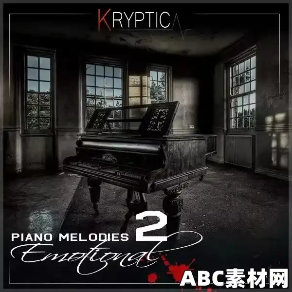 Kryptic Samples Kryptic Piano Melodies: Emotional 2 WAV MiDi|ABC素材资源网