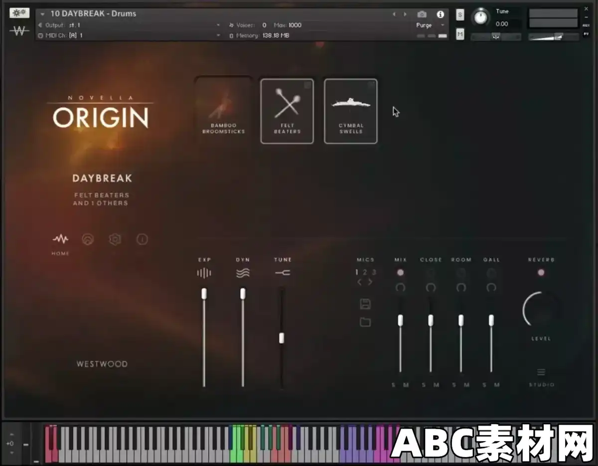现代电影配乐鼓组弦乐音源Westwood Instruments Novella Origin KONTAKT|ABC素材资源网