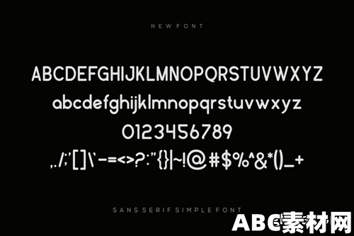简约无衬线展示字体Grandbes – Sans Serif Simple Font XNDY33V|ABC素材资源网