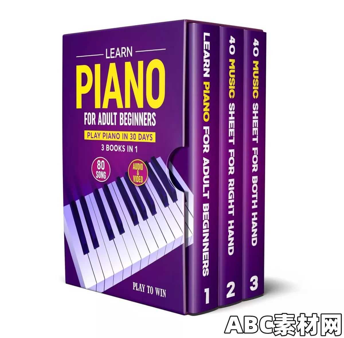 Learn Piano for Adult Beginners: 3 Books in 1: Play Piano in 30 Days ...