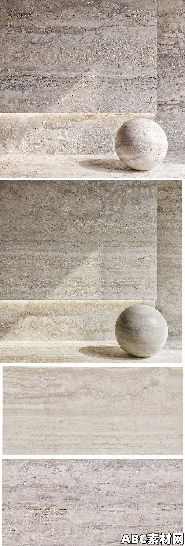 Travertin 石材3D模型3dsky – Travertin stone 3870659 – 3D Model|ABC素材资源网