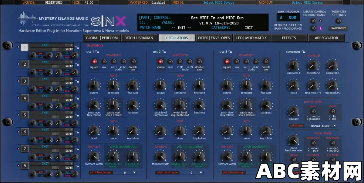 SNX编辑器Aura Plugins Novation SNX Editor v1.0.9 WiN MAC|ABC素材资源网