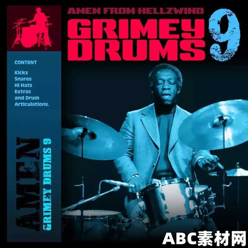 GRIMEY GEMS Grimey Drums Vol 9 WAV|ABC素材资源网