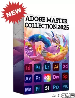 Adobe Master Collection 2025 RUS-ENG v10 WIN|ABC素材资源网