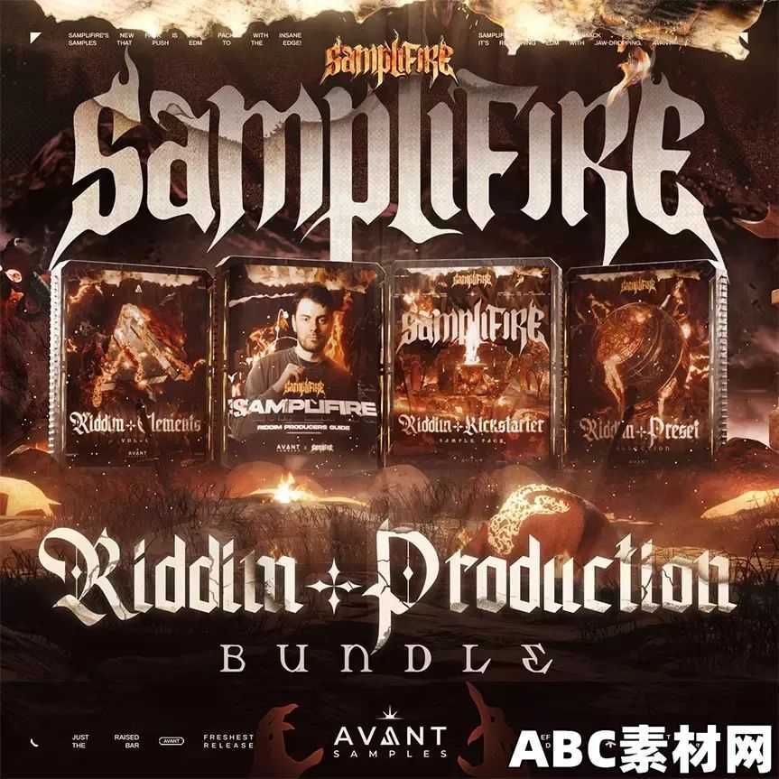 Avant Samples Samplifires Riddim Production Bundle WAV Ableton Project ...
