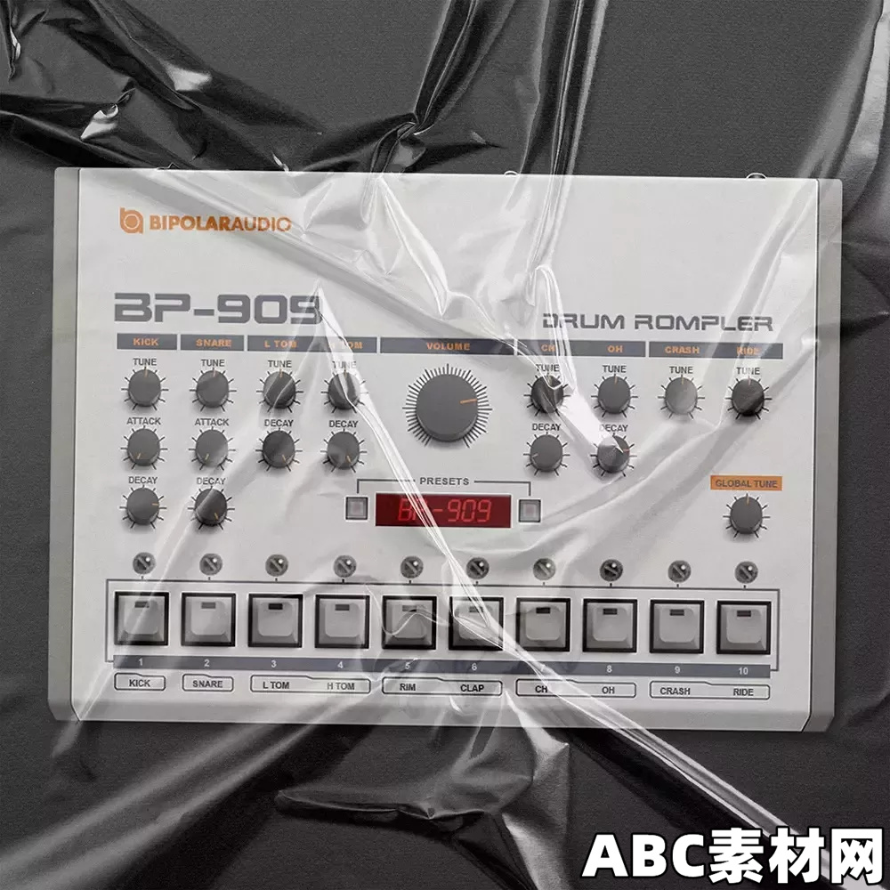 Bipolar Audio BP-909 (Roland TR-909 Drum Machine) VST VST3 WiN + WAV ...