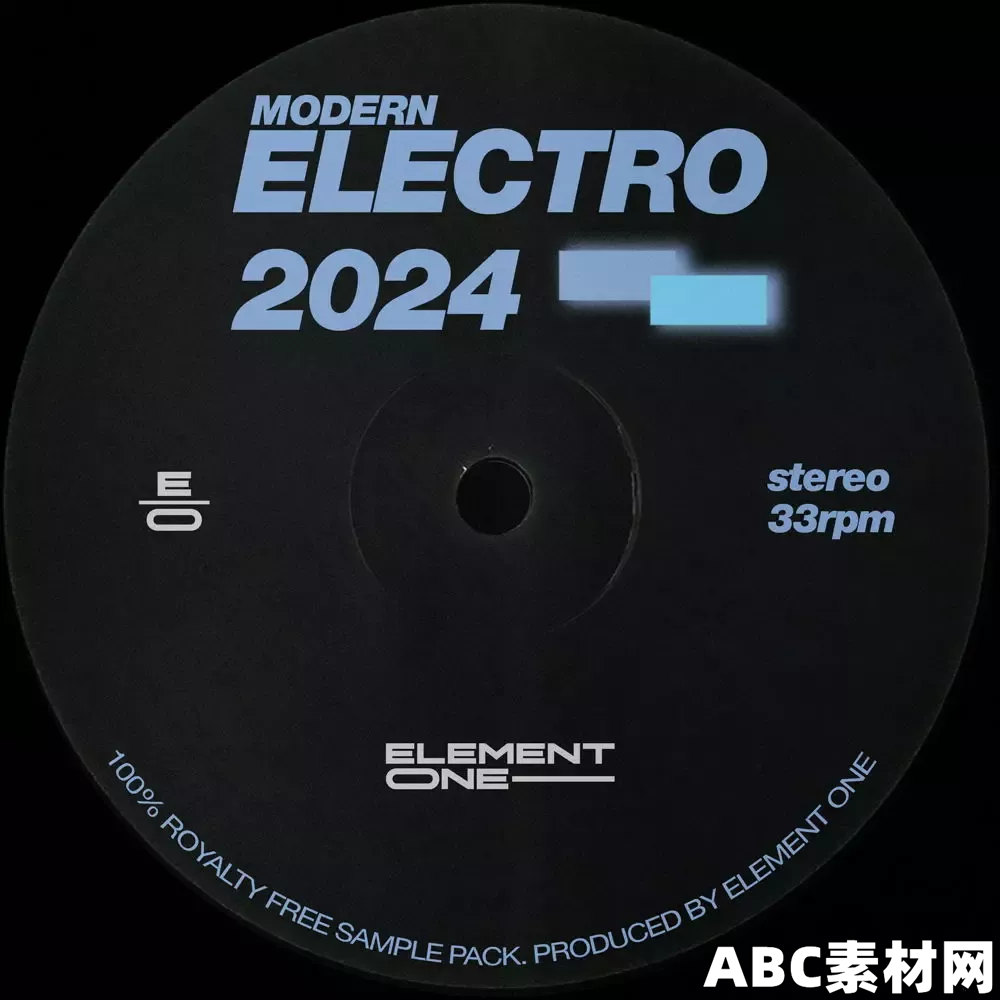 Element One Modern Electro: 2024 WAV|ABC素材资源网