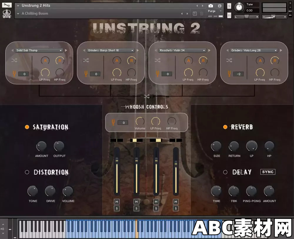 独奏弦乐提琴恐惧紧张气氛配音音源Fallout Music Group Unstrung 2 v2.0.1 KONTAKT|ABC素材资源网
