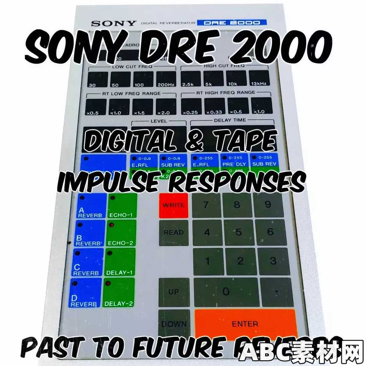 PastToFutureReverbs SONY DRE 2000 Reverb! Impulse Responses (IRs) WAV ...