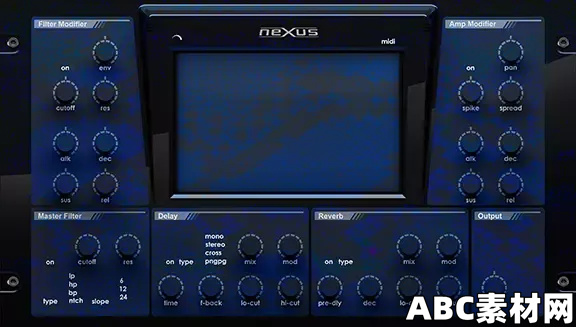 reFX Nexus 5 Skin Blue Snake复古皮肤预设|ABC素材资源网