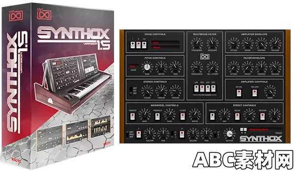 UVI Soundbank Synthox v1.5.4|ABC素材资源网