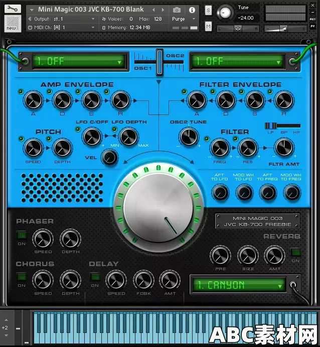 Synth Magic Mini Magic 003 JVC KB-700 Freebie KONTAKT|ABC素材资源网