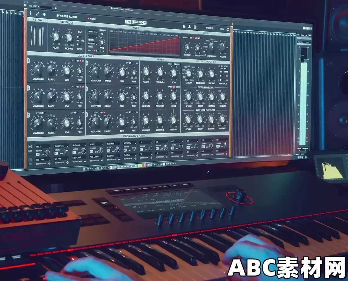 建模合成器Synapse Audio Software The Legend HZ v2.0.2.CE WIN|ABC素材资源网