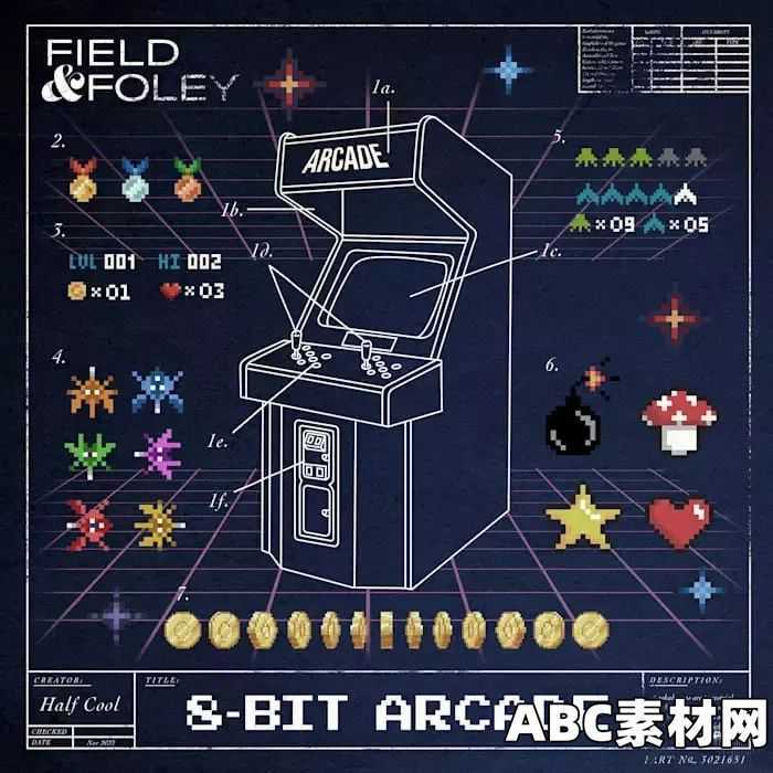 Field and Foley 8-bit Arcade WAV|ABC素材资源网