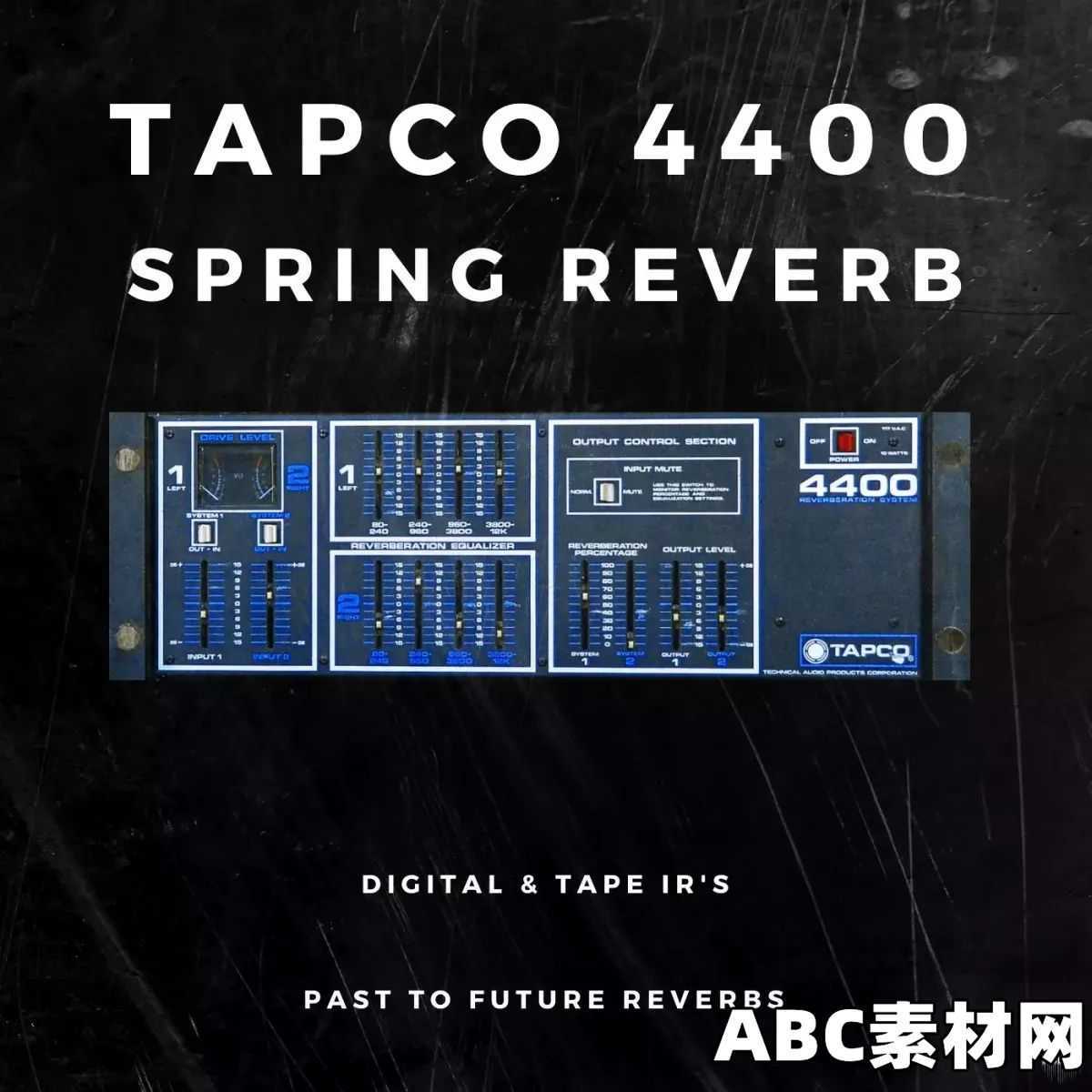 PastToFutureReverbs Tapco 4400 Spring Reverb IR’s! Impulse Responses ...