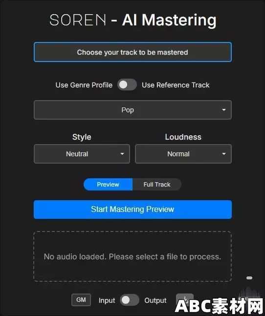人工智能自动化母带处理软件Rast Sound Soren v1.1.0 WiN|ABC素材资源网