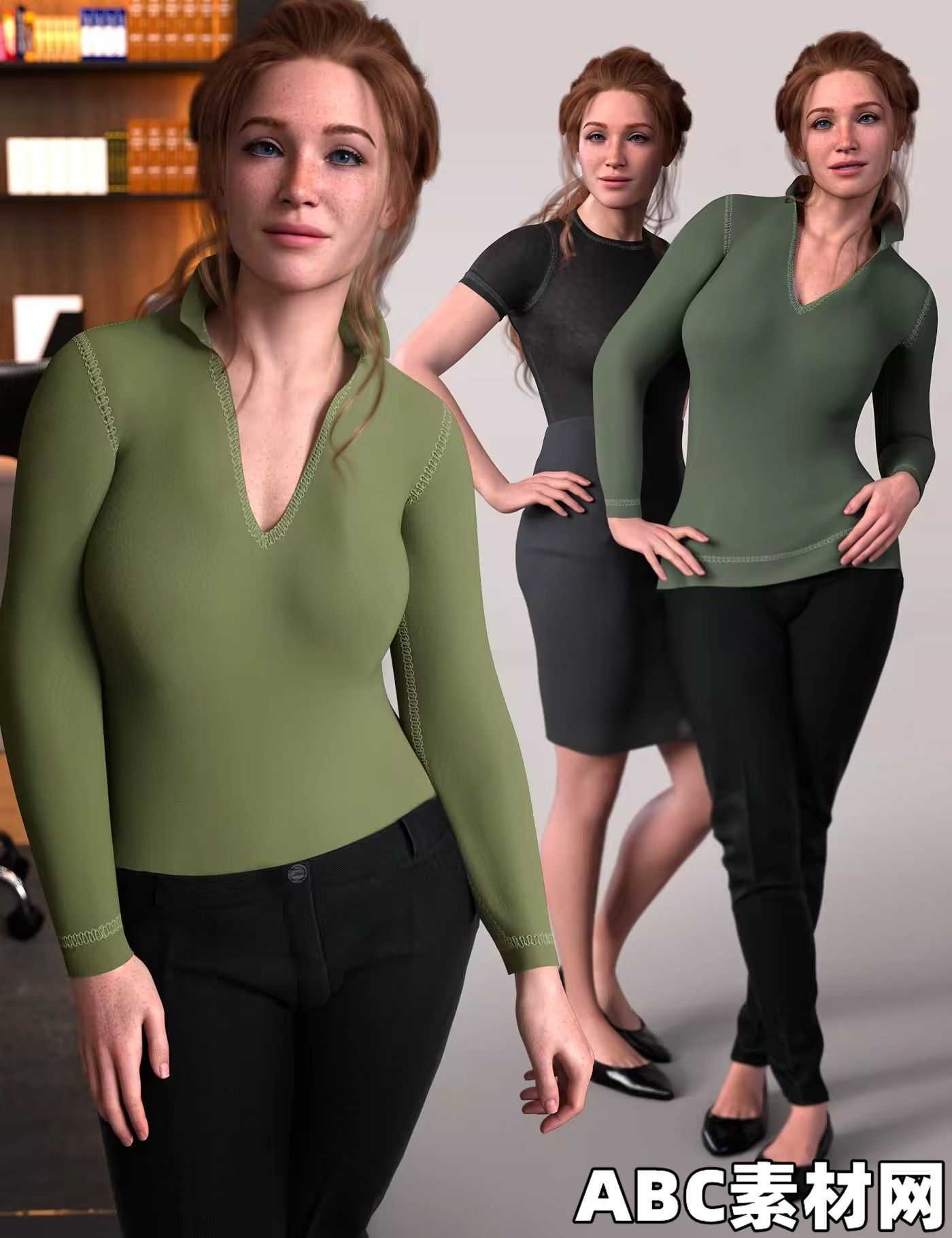 Daz3d – Z Everyday Standing Poses for Genesis 9|ABC素材资源网