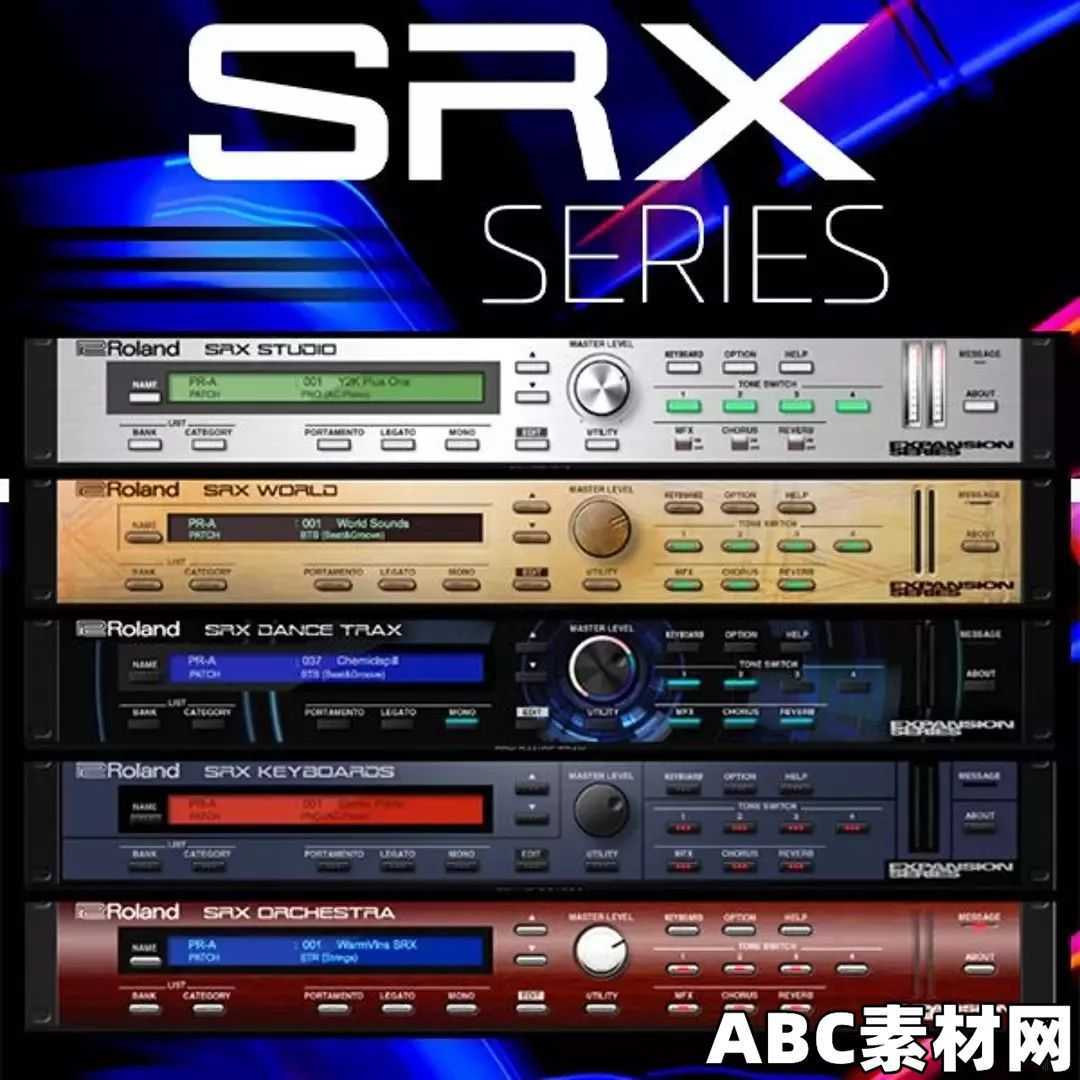 Roland Cloud SRX Series v2025.04.18 [U2B] macOSX|ABC素材资源网