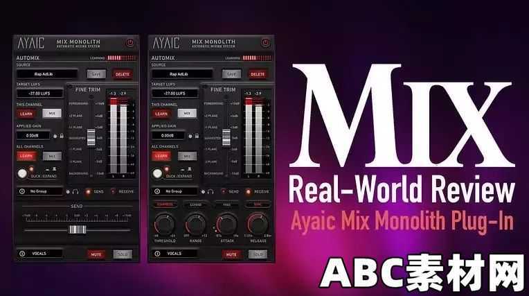 自动混音插件包Ayaic Bundle v2025.04 macOS|ABC素材资源网