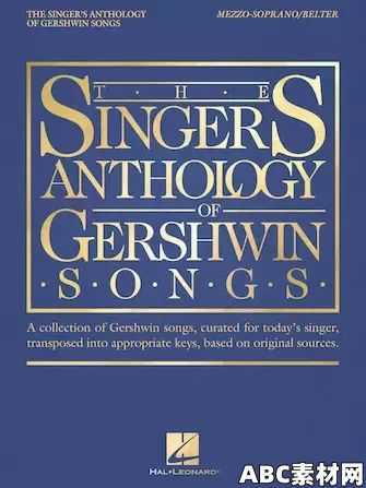 Hal Leonard The Singer’s Anthology Of Gershwin Songs (Mezzo-Soprano ...