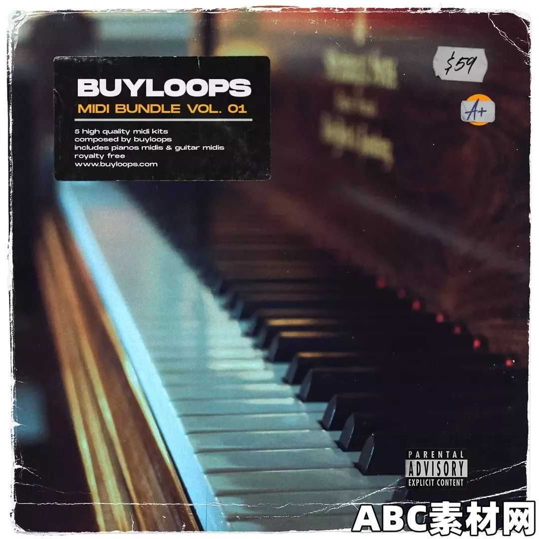 Buyloops MIDI Bundle Vol.1-5|ABC素材资源网