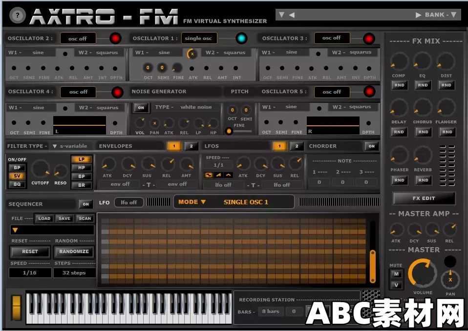 调频合成器Psytrance Plugins AXTRO-FM v1.0 WiN MacOS|ABC素材资源网