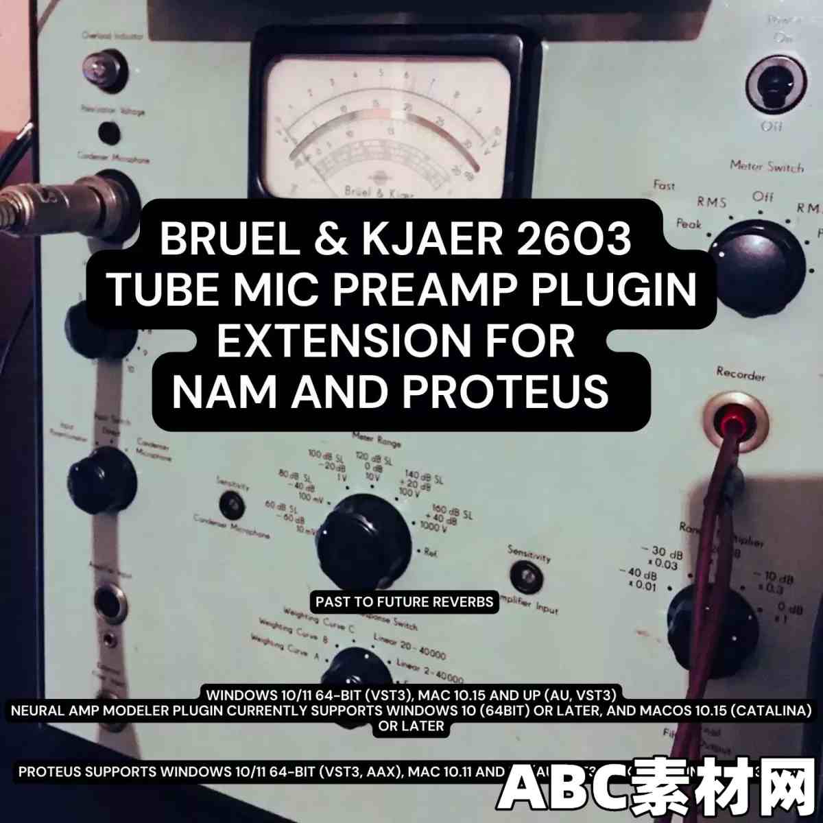 PastToFutureReverbs Bruel & Kjaer 2603 Tube Mic Preamp Plugin Extension ...