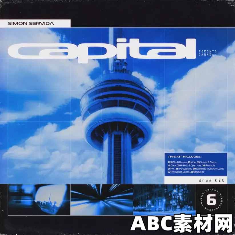 Simon Servida Capital Drum Kit Volume 6 WAV|ABC素材资源网