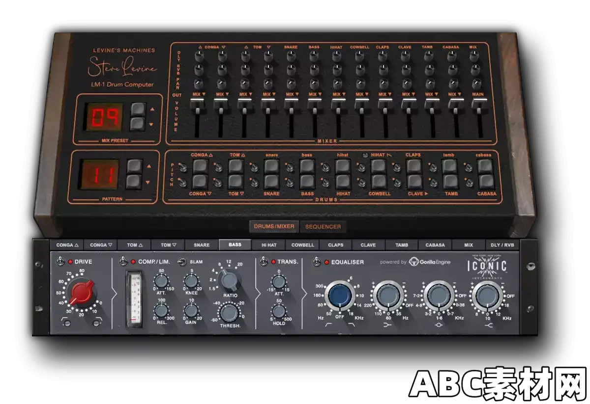 鼓机插件Iconic Instruments Levines Machines Drum Machine v1.0.1 WIN|ABC素材资源网
